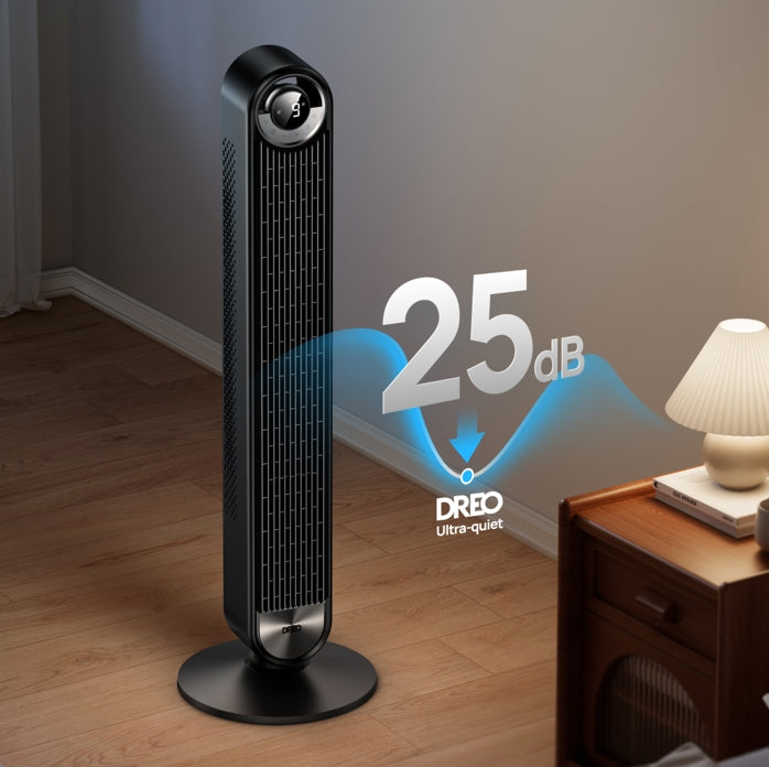 Dreo Tower Fan Turn Off Light