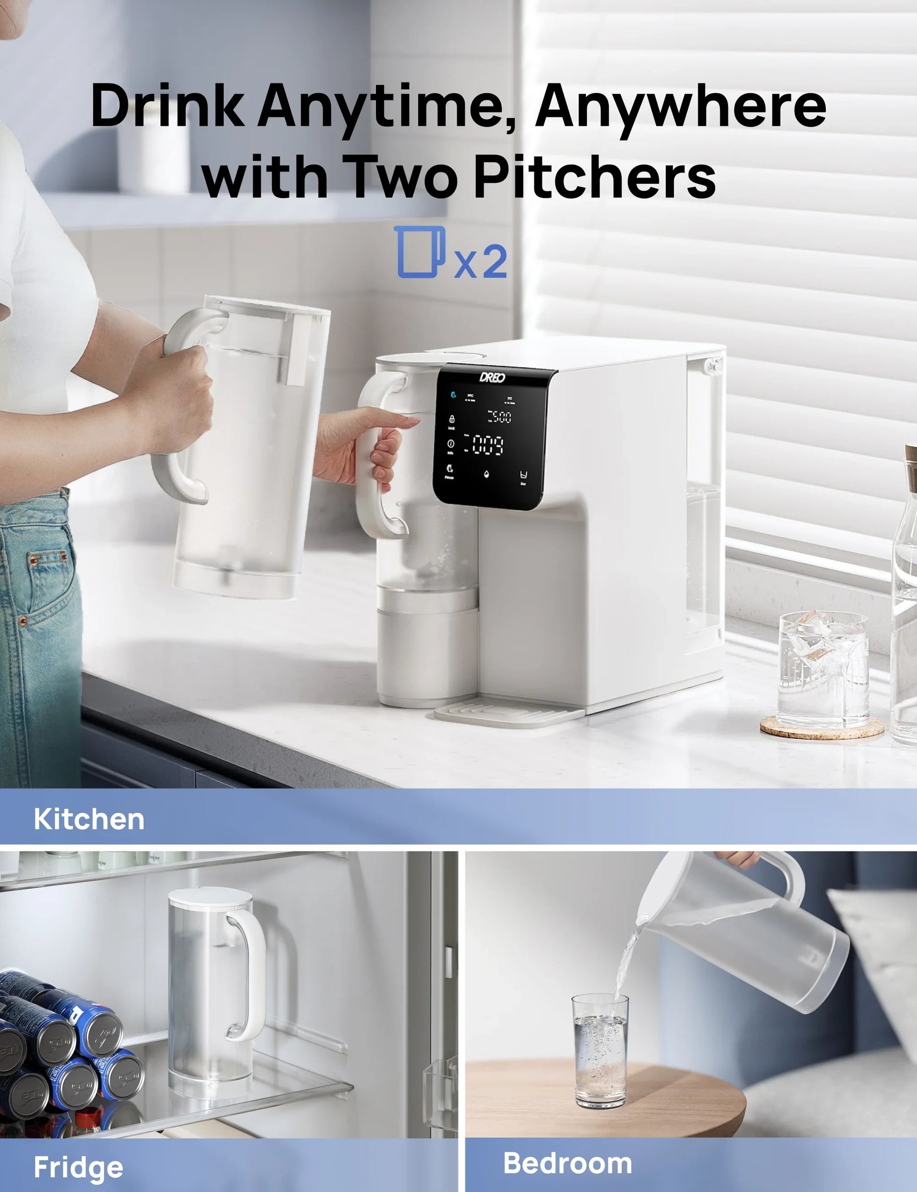 Reverse Osmosis System Water Filter, 7-Layer RO Filtration System