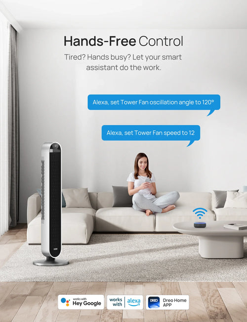 Dreo Smart Tower Fan Pilot Max S