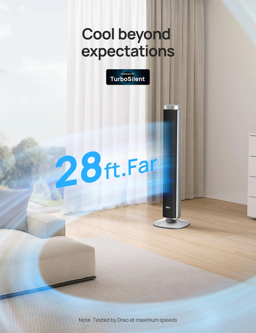 Smart Tower Fan Pilot Pro S