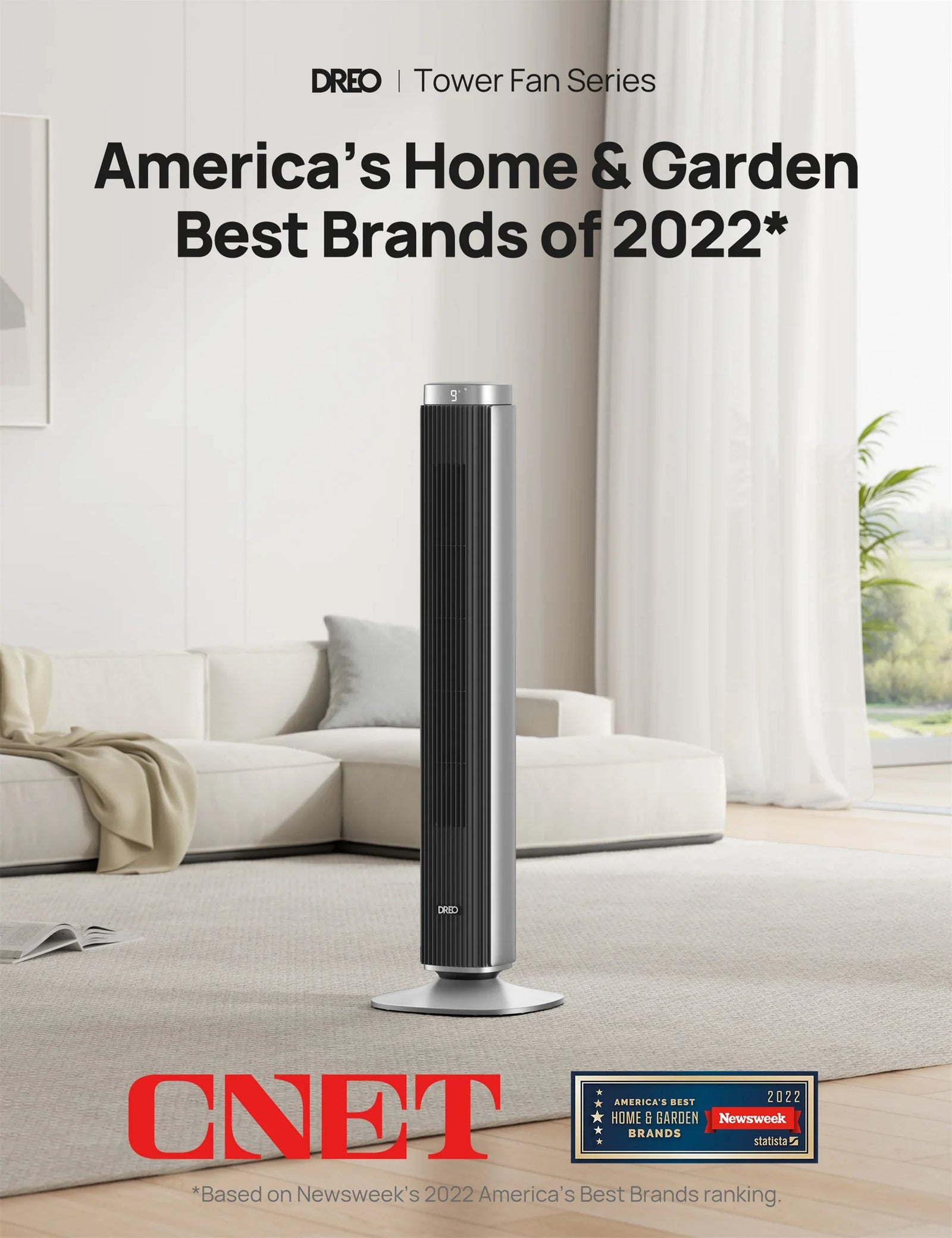 Smart Tower Fan Pilot Pro S 26ft/s