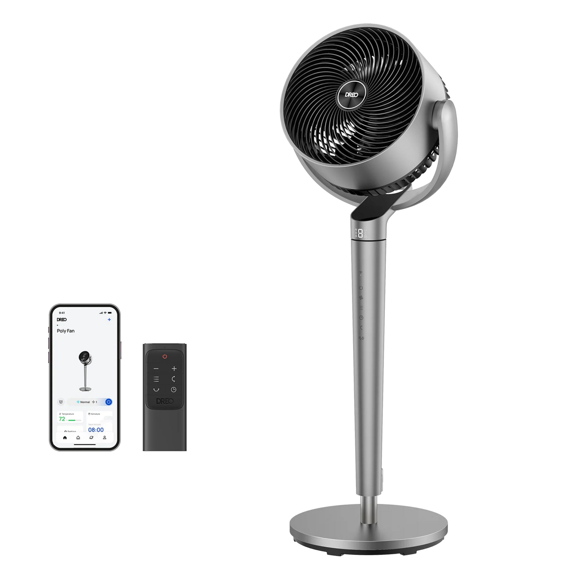 Dreo PolyFan 704S Air Circulator: Versatile all in one smart fan with ...