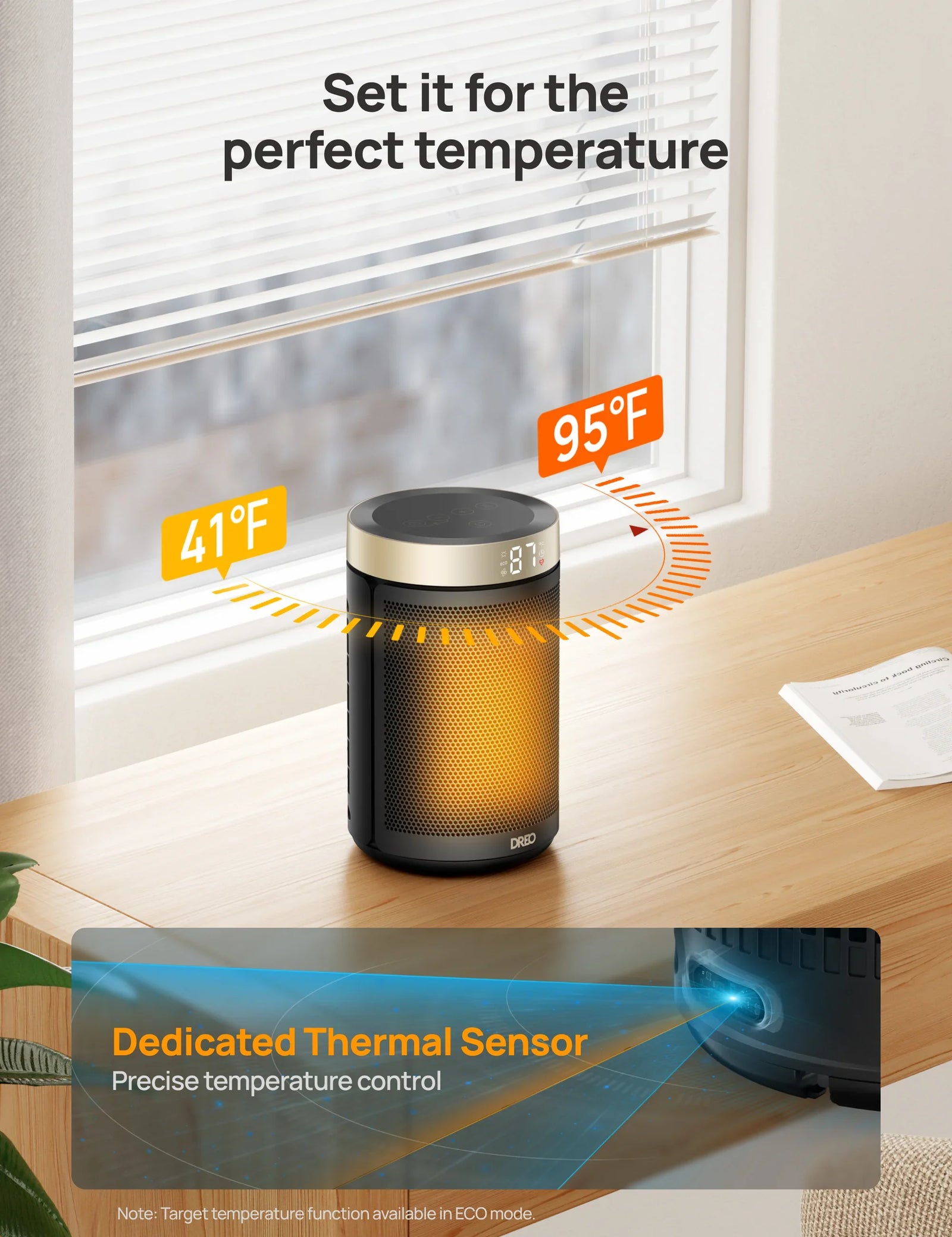 Atom 316 energy efficient compact, portable small thermostatic space ...