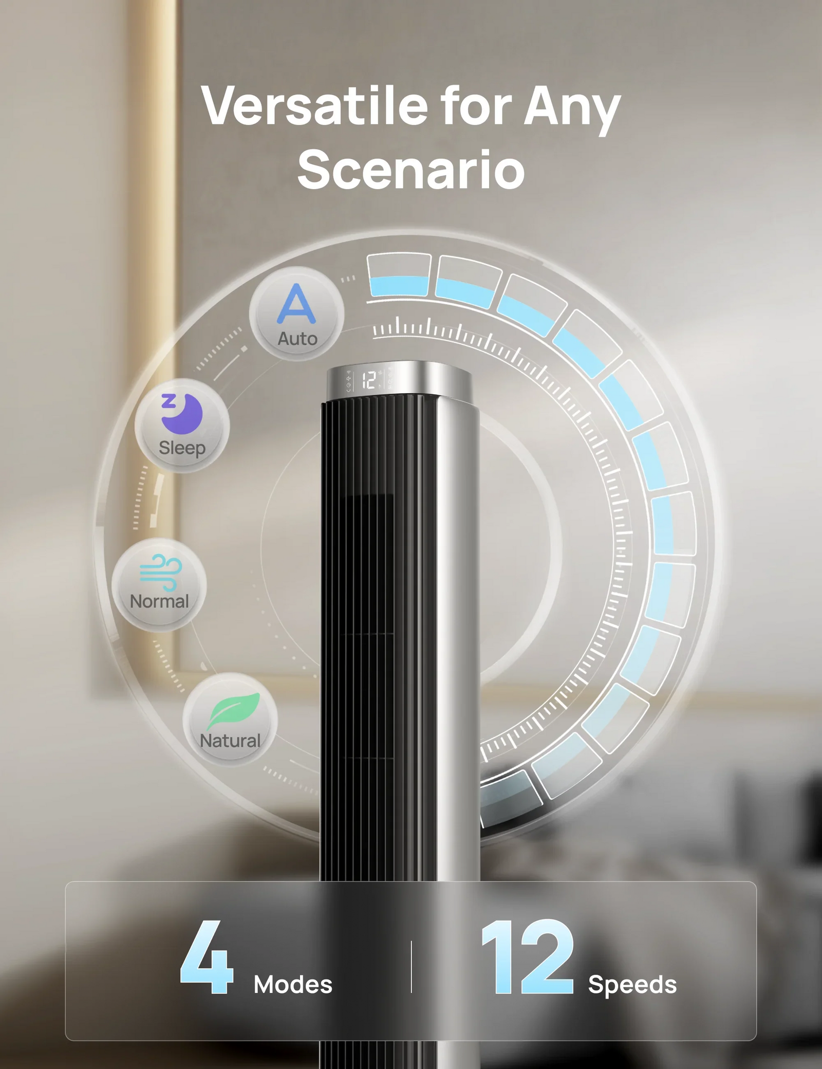 Smart Tower Fan Pilot Pro S