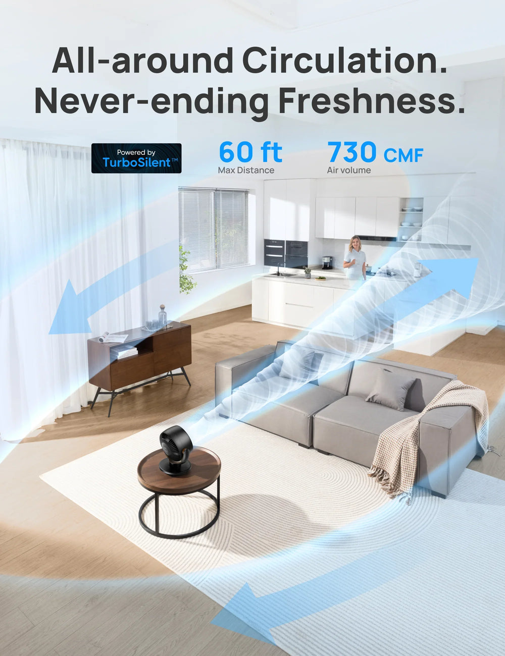 DREO TurboPoly™ Table Fan 315