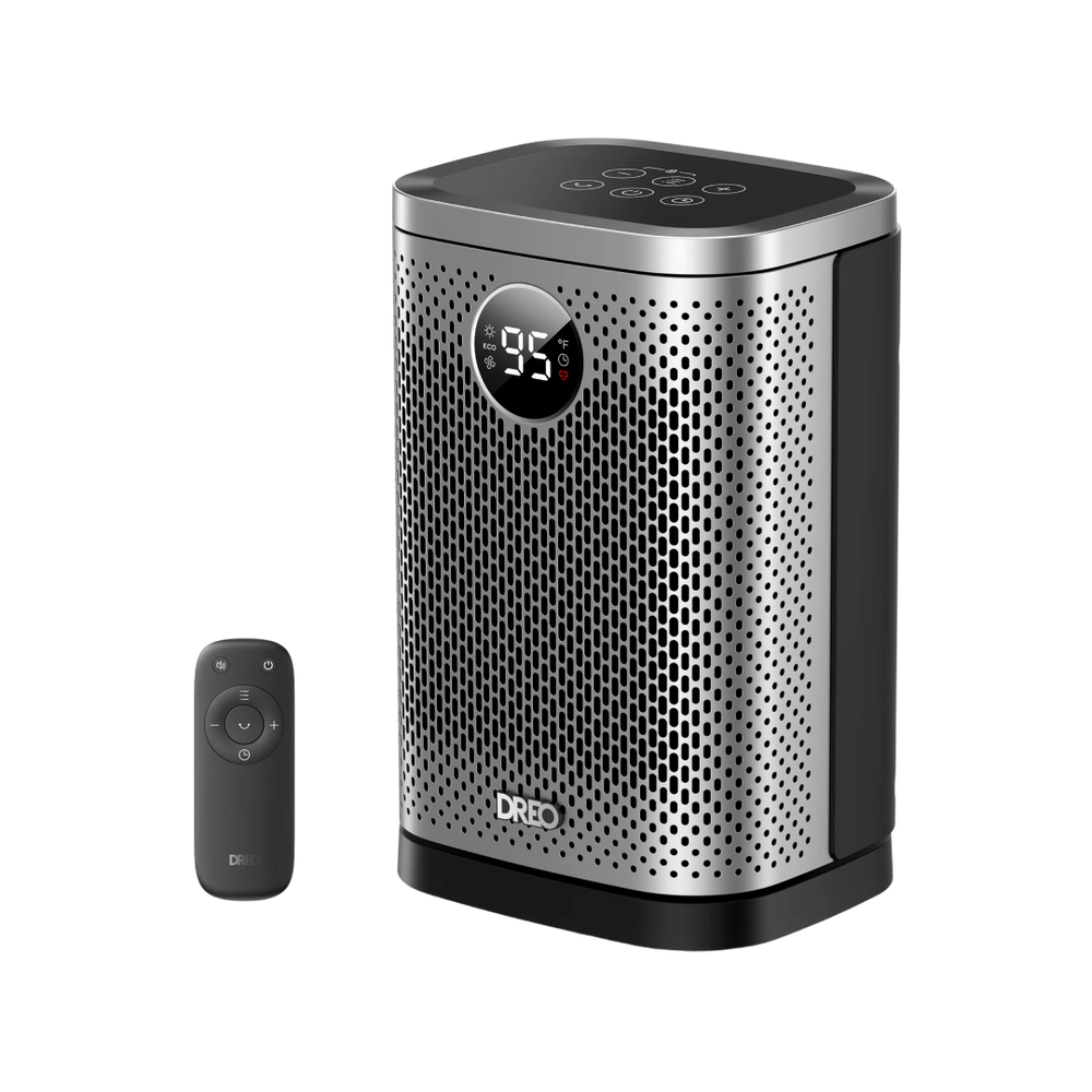 DREO 1500W Atom Core Portable Oscillating Ceramic Space Heater for Home ...