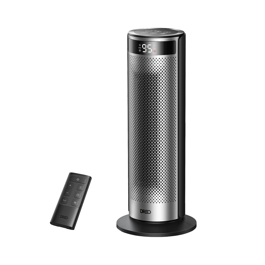DREO 1500W Atom 416 10" Whisper-Quiet Portable Ceramic Space Heater ...